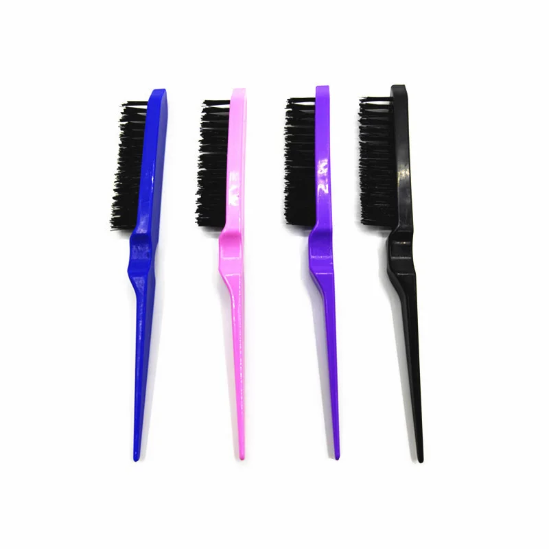 Three row Hair comb Fluffy Curly Comb Professional Style Hair tie Bun ...