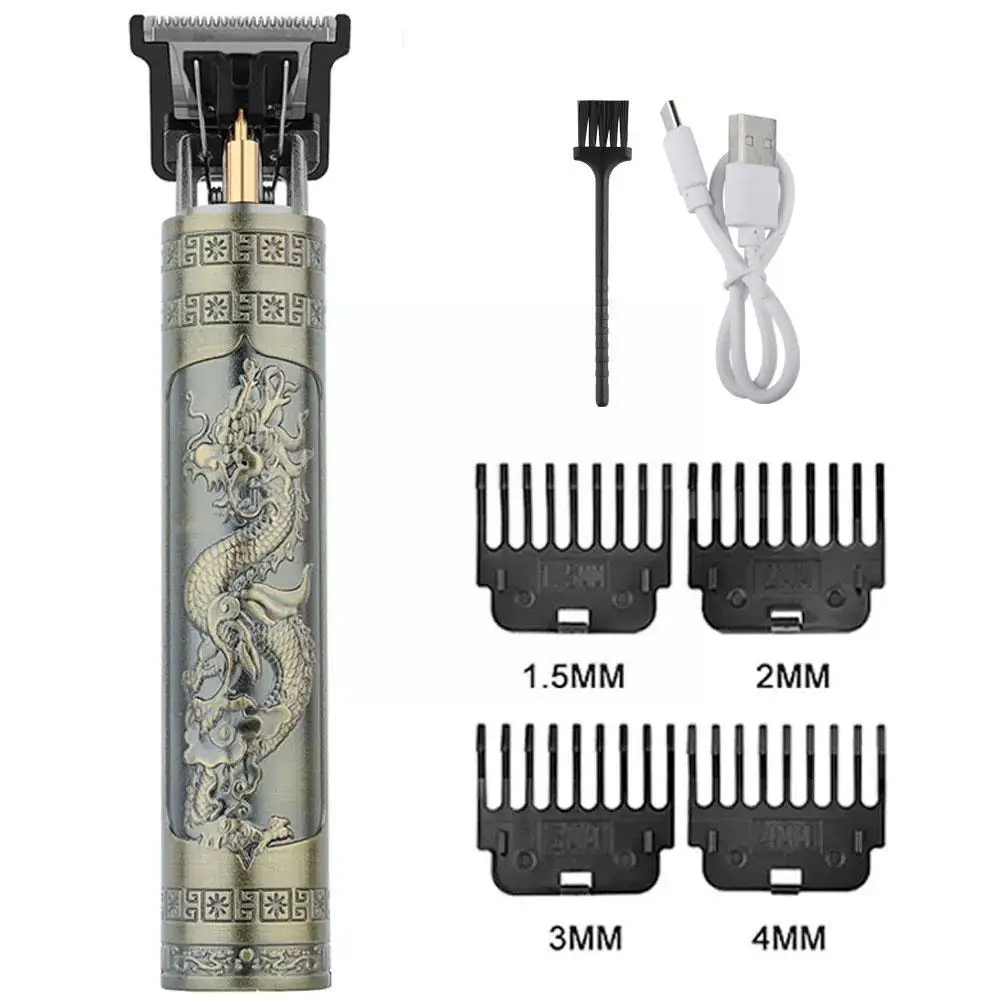 Bronze-One-piece-Dragon-Phoenix-Electric-Hair-Clipper-Hair-Hair-Barber ...