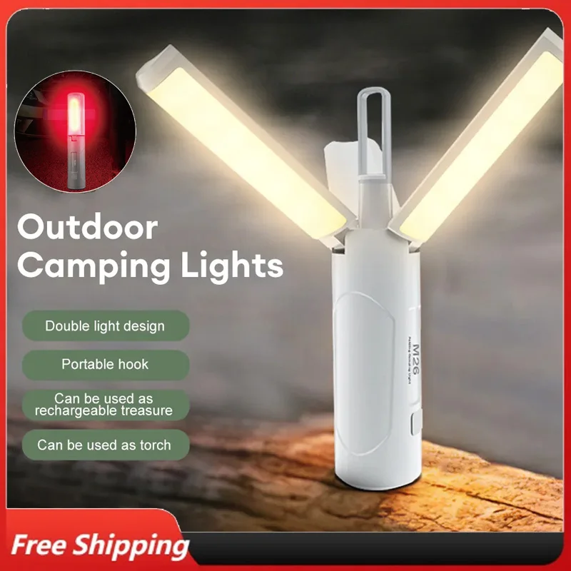 Portable-Camping-Lantern-Rechargeable-Tent-Light-Travel-Backpack-Lamp ...