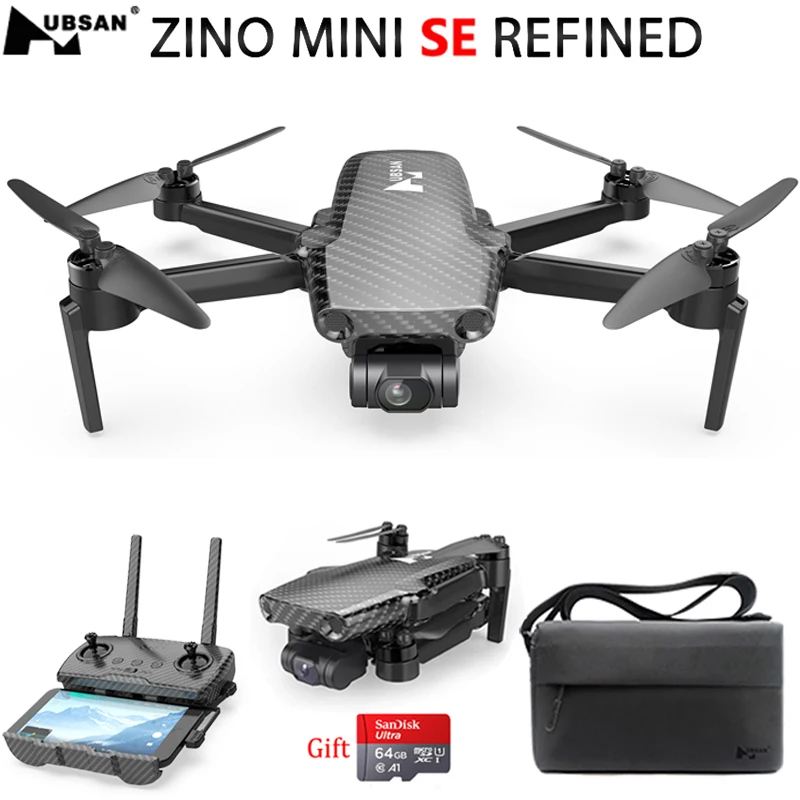 Hubsan ZINO MINI SE Refined Drone, Gimbal de 3 eixos, Modo Blockbuster, 255g, 4K, 30Fps, GPS ...