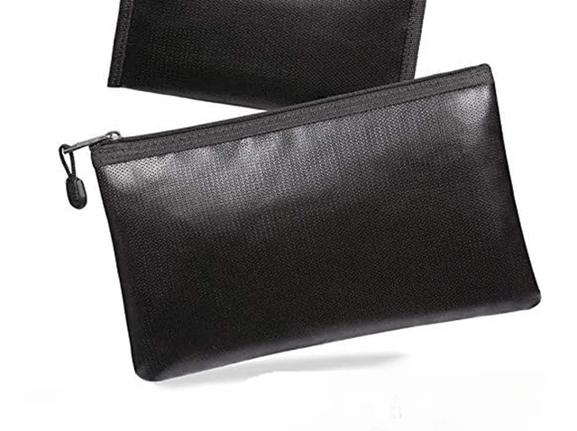 Fireproof Safe Fireproof Water Resistant Money Bag Envelope Safe ...