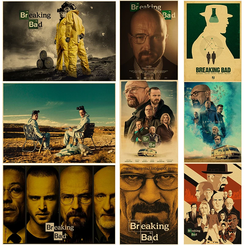 Buy-Three-Get-Four-Breaking-Bad-Poster-TV-Show-Retro-Kraft-Paper-Prints ...
