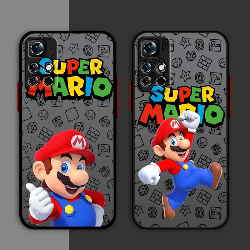 Funda-de-tel-fono-con-dibujos-animados-de-Super-Mario-para-Redmi-Note ...