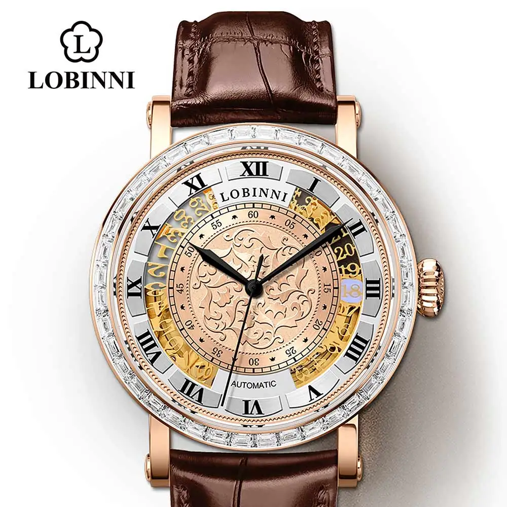 Switzerland Luxury Wristwatch Clock Vintage Reloj Mechanical Watch ...