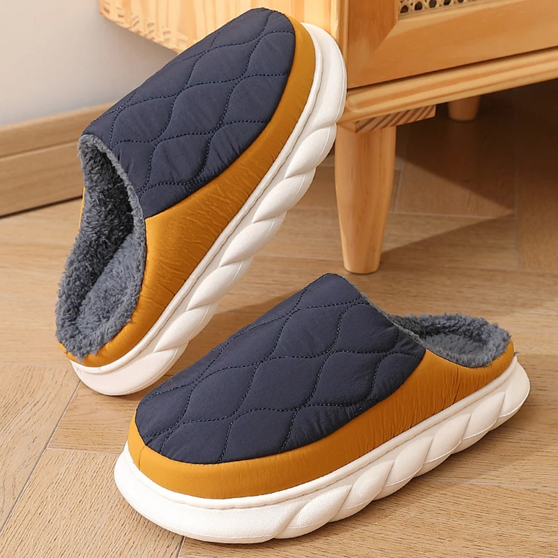 Bebealy-Plush-Fur-Clogs-Slippers-For-Woman-Men-Furry-Winter-House ...