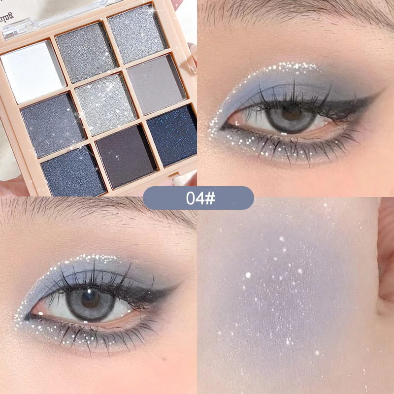 Transparent-Acrylic-Eye-Shadow-Palette-9-Colors-Eyeshadow-Palette ...