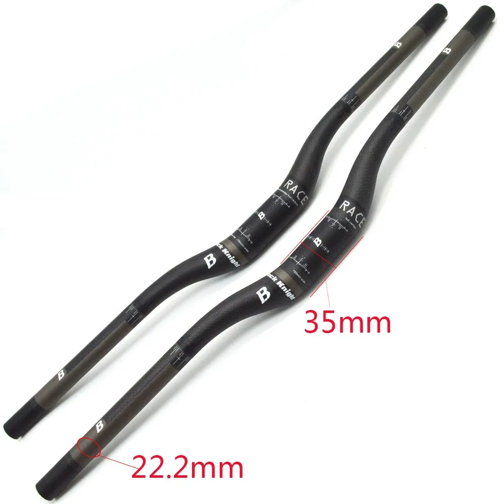 Black-Knight-Full-Carbon-Fiber-Mountain-Bicycle-Handlebar-35mm-Riser ...
