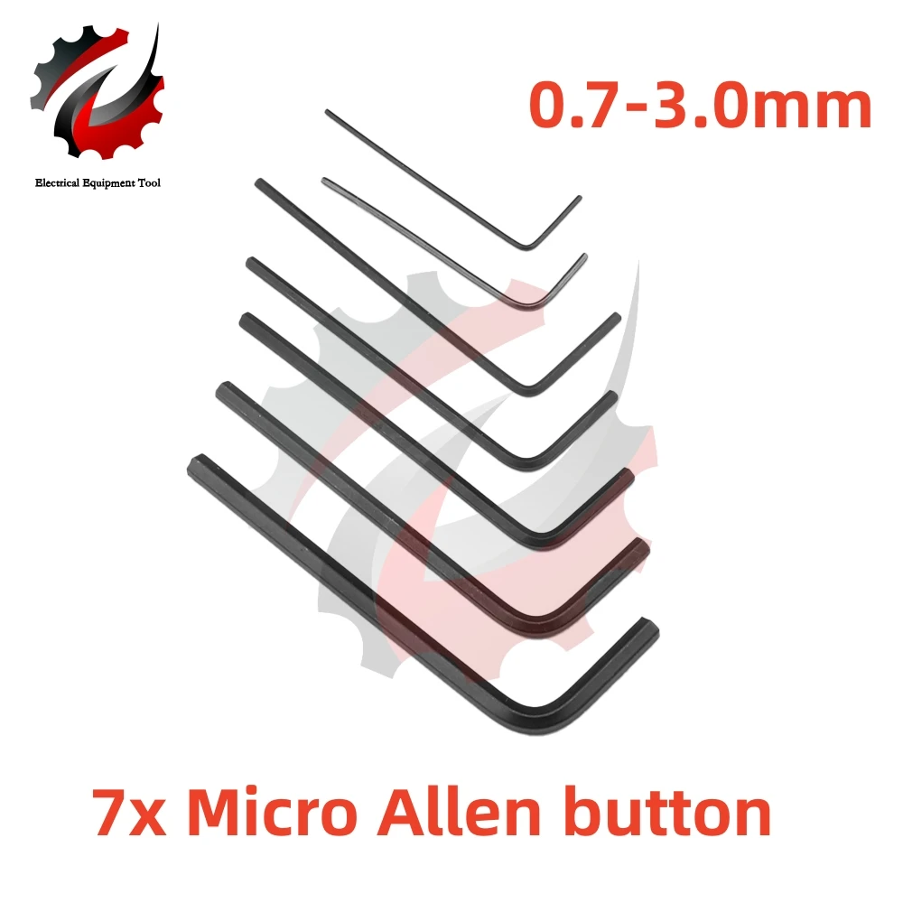 New 7Pcs/Set Multifunction Allen Wrench 0.7/0.9/1.3/1.5/2/2.5/3mm ...