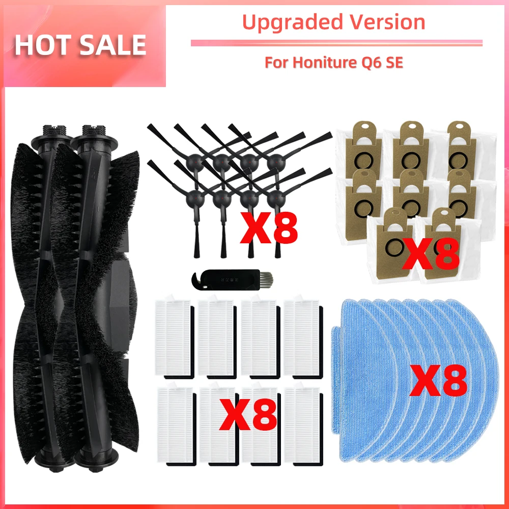 Compatible-for-Honiture-Q6-SE-Robot-Vacuum-Main-Side-Brush-HEPA-Filter ...
