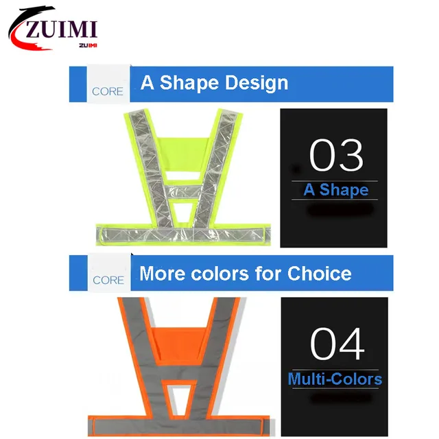 High Visibility Reflective Strips Multi-function Pockets Construction ...