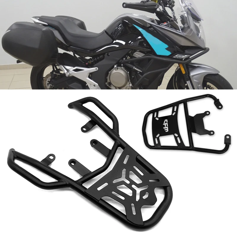 650MT Fit For CF-MOTO 650/MT Motorcycle Rear Luggage Cargo Rack Carrier ...