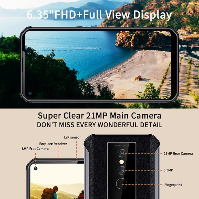 PHONEMAX P1 PRO 4G Rugged Android 10 Smartphone With Honeywell Scanner ...