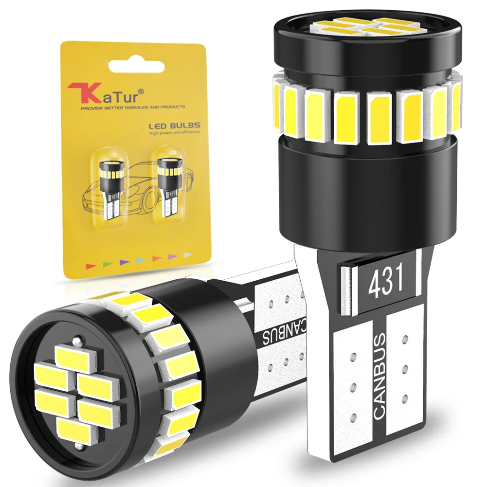 2Pcs-Canbus-W5W-T10-168-2825-LED-Light-Bulb-24V-Car-Side-Marker-Parking ...