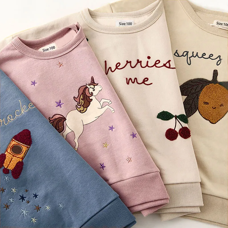 Kids Sweatshirts for Boys Girls Cute Long Sleeve Sweatshirts Children's ...