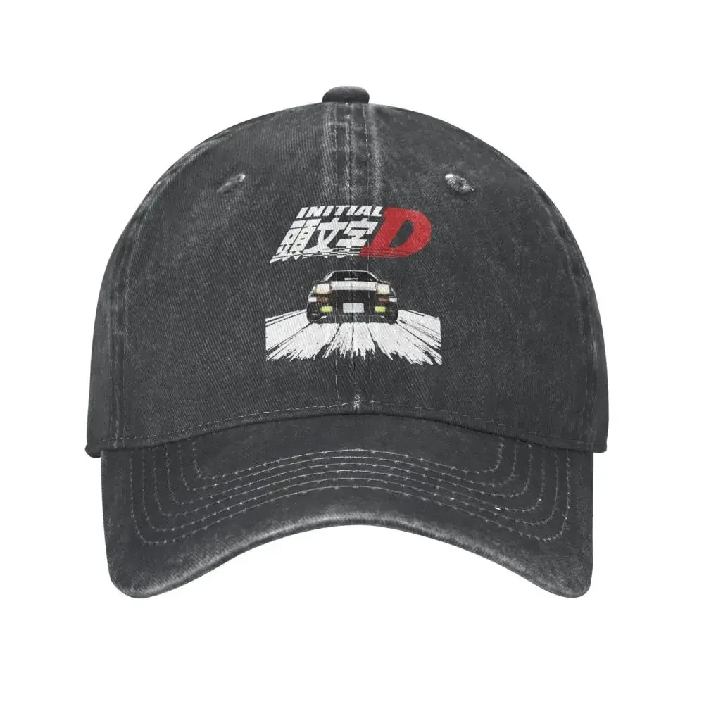 Initial D AE86 Racing Denim Cap – Classic Anime Dad Hat – Otakuen