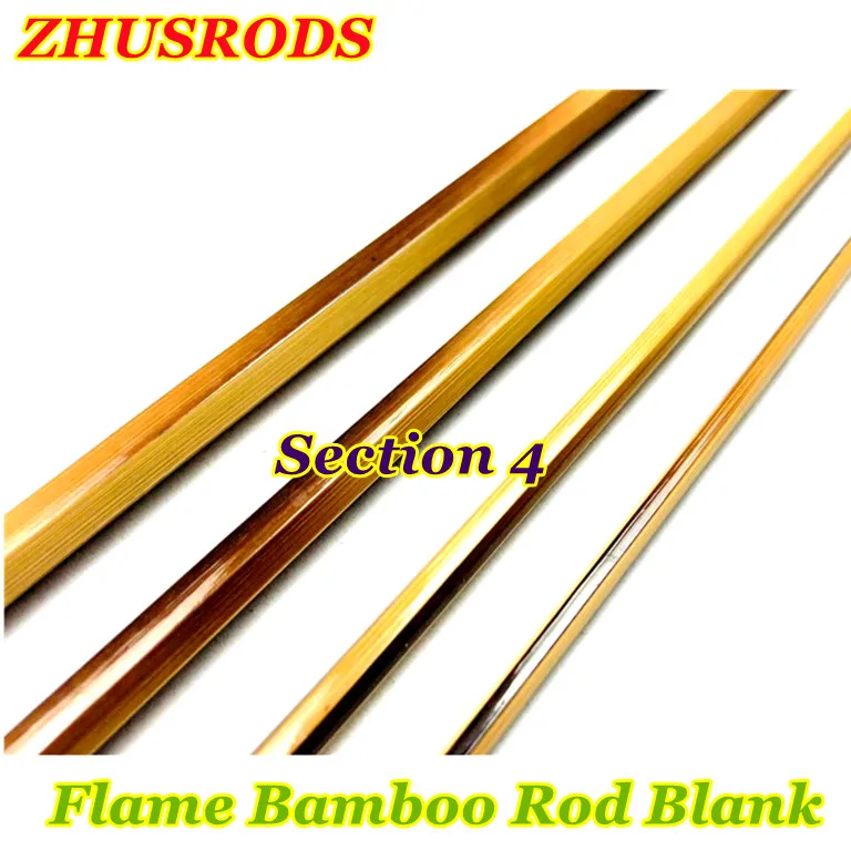 4-Sections-ZHUSRODS-Flame-Bamboo-Fly-Rod-Blanks-6-FT-8-FT-6-IN-Canes ...