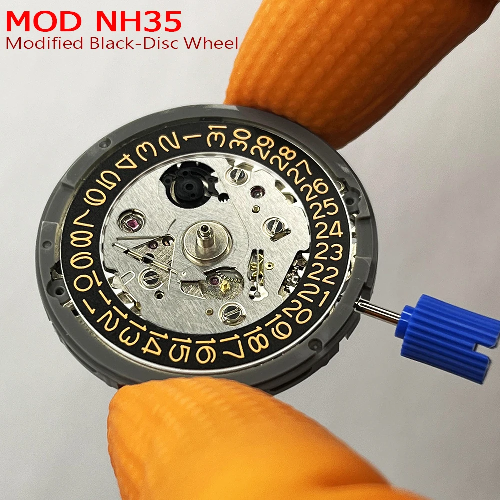 Genuine-NH35-Modified-Black-Datewheel-Disc-Parts-Mod-Automatic ...