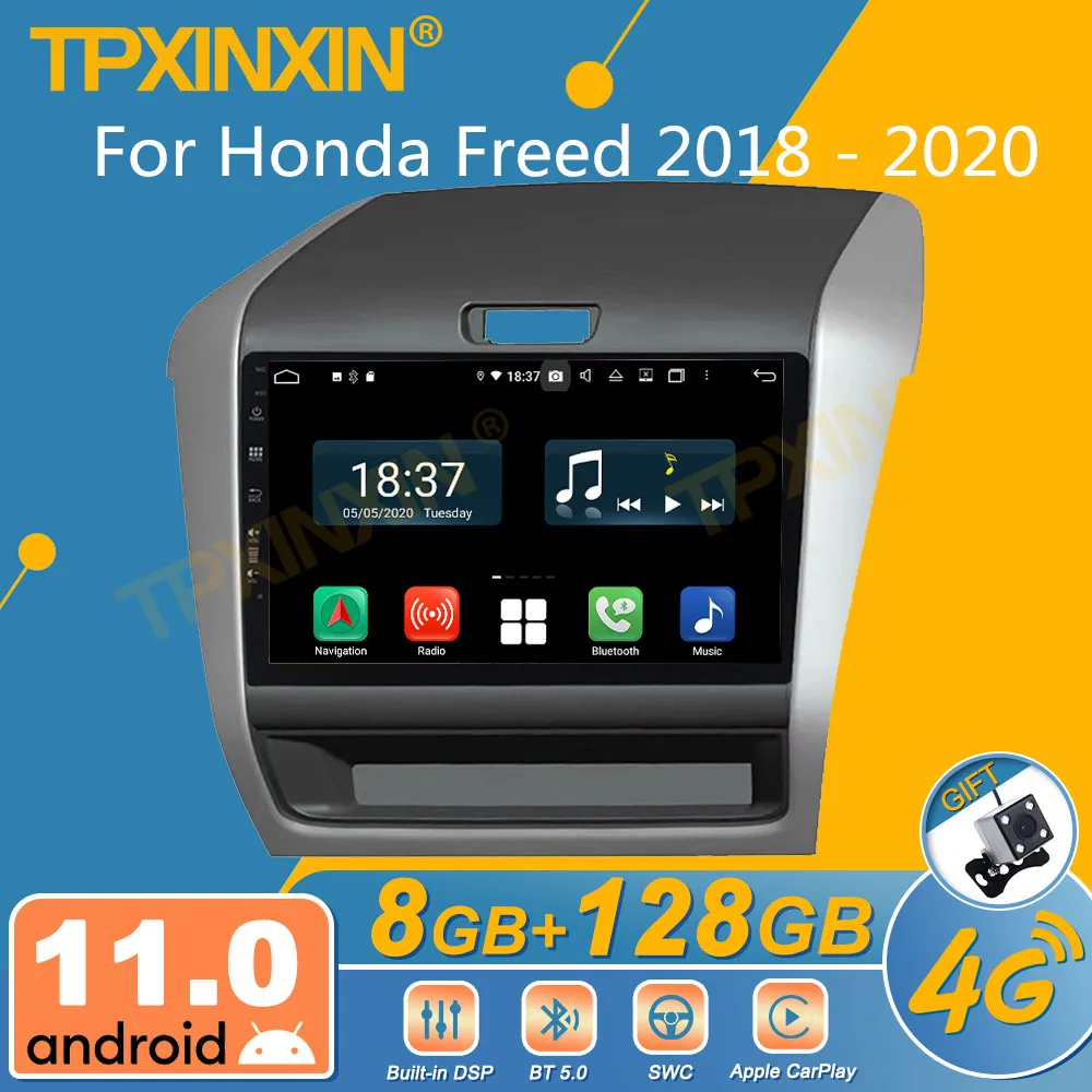 For Honda Freed 2018 2020 Android Car Radio 2 Din Stereo Receiver ...