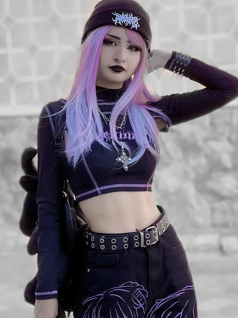 Purple Cyber Goth