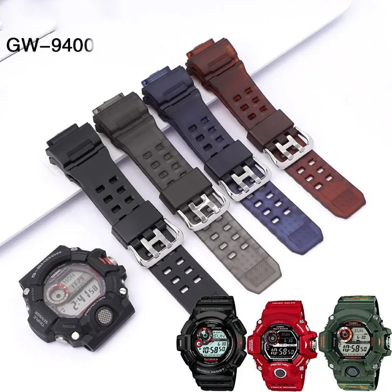 Strap for Casio G-SHOCK GW-9400 Rubber Watch Band Men Replacement Resin ...