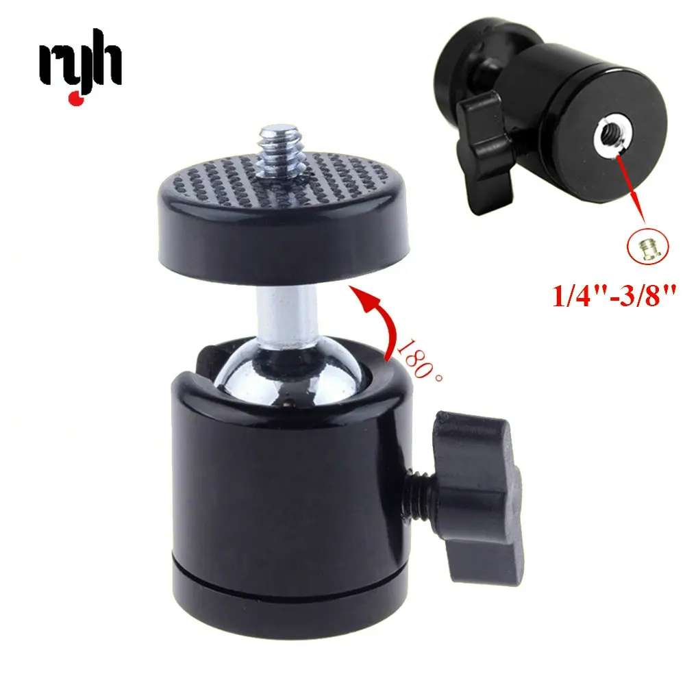 Universal-Mini-Tripod-Ballhead-Ball-Head-with-1-4-3-8-M4-Screw-Adapter ...