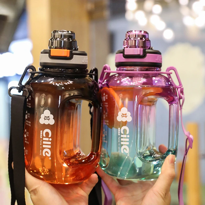 Sports-Water-Bottle-Fitness-Water-Bucket-Ton-Large-Capacity-Water-Cup ...