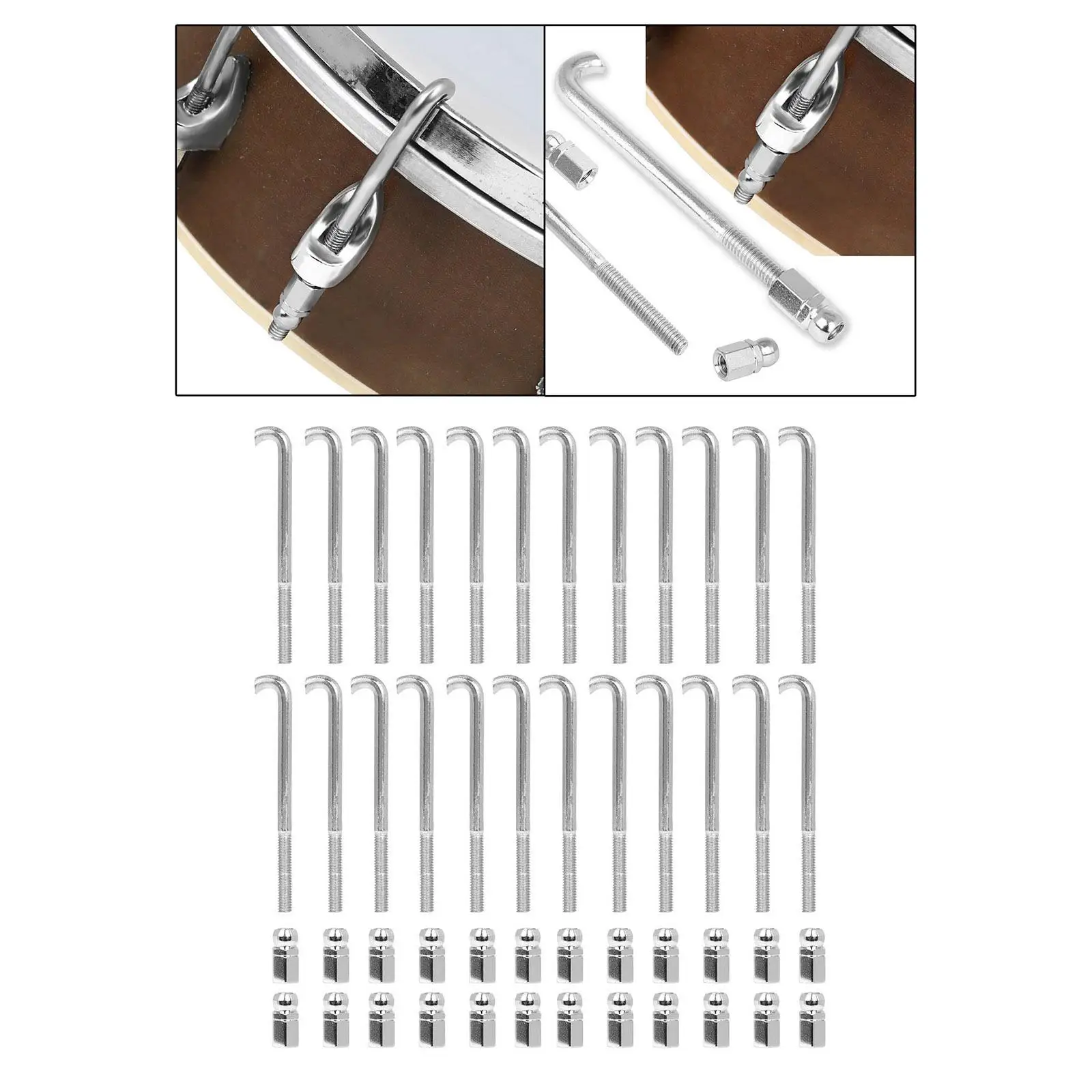 Banjo-Hook-and-Nut-Set-Musical-Instrument-Accessories-Banjo-Repair ...