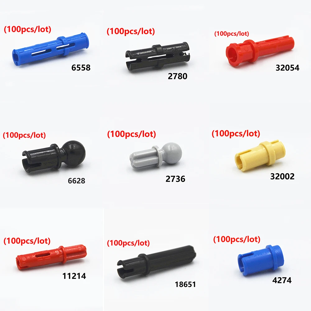 Technical Parts Pins Connectors Building Blocks MOC Bricks Compatible ...