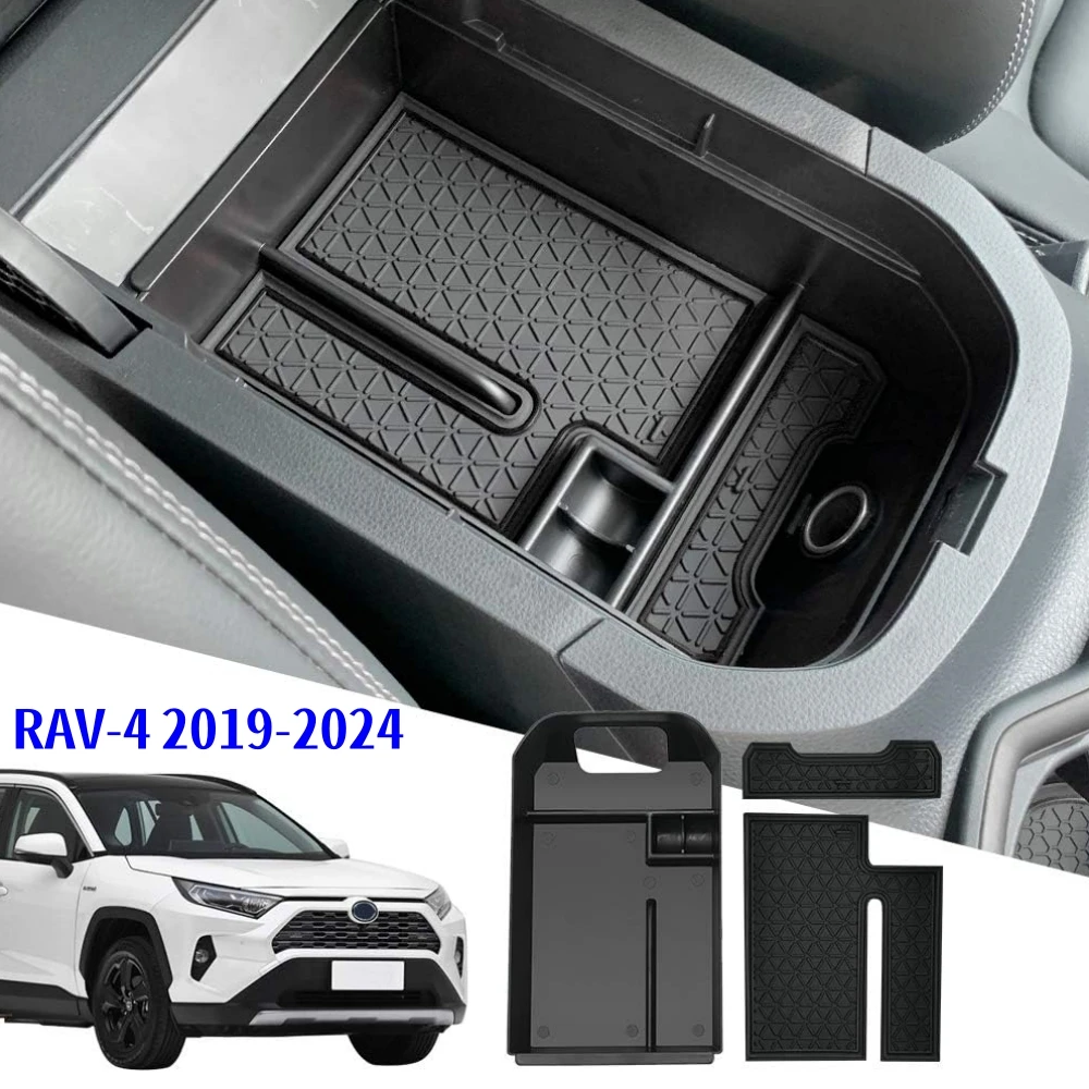 For-TOYOTA-RAV-4-Center-Console-Organizer-For-Toyota-RAV4-2019-2020 ...