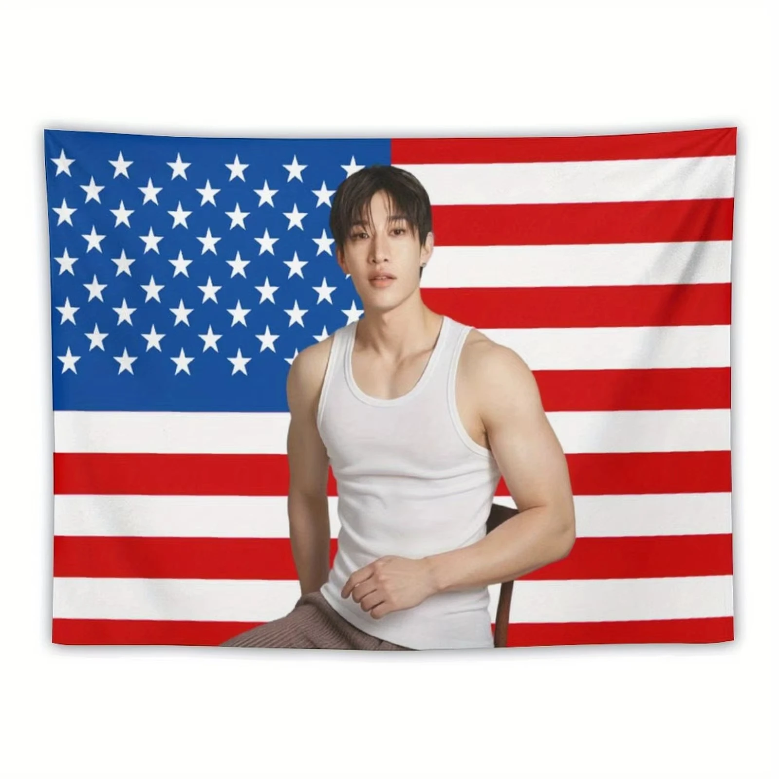 Bang Chan Australian Flag Tapestry - SKZ Stray Kids K-pop Wall Decor ...