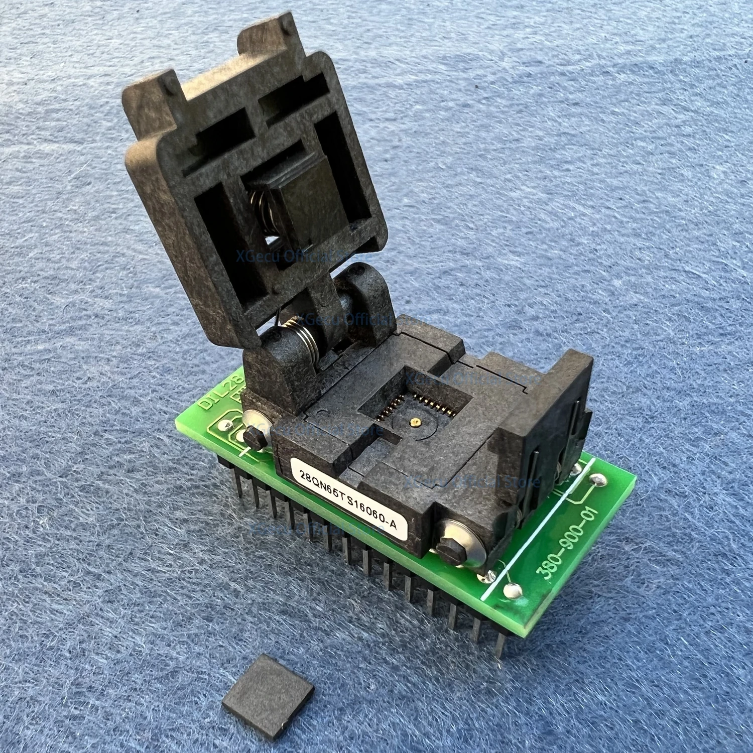 Universal QFN28 DIP28 adapter DIL28/QFN28 2 ZIF CS for 6X6mm QFN28 ...