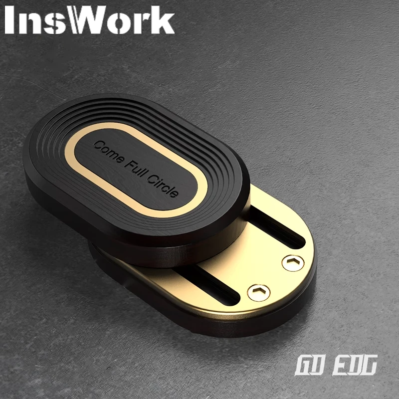 InsWork GDEDC Push Slider EDC Decompression Fingertip Gyro Original Toy ...