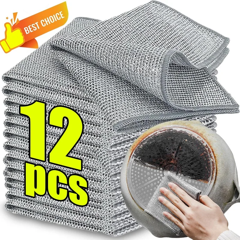 Double-Sided-Metal-Steel-Wire-Rags-Household-Magic-Cleaning-Cloth ...