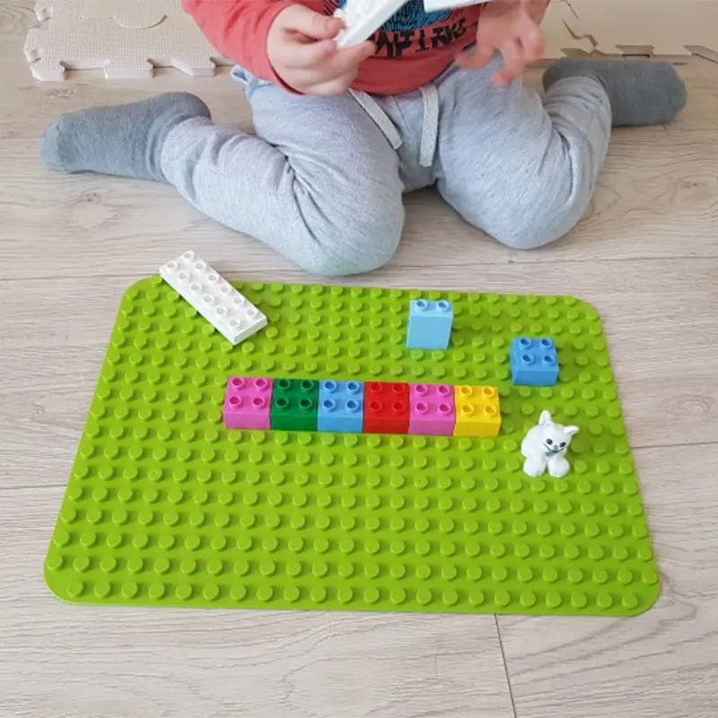 Building Blocks Baseplates Big | Dots Base Plate Big Blocks | Lego Big ...