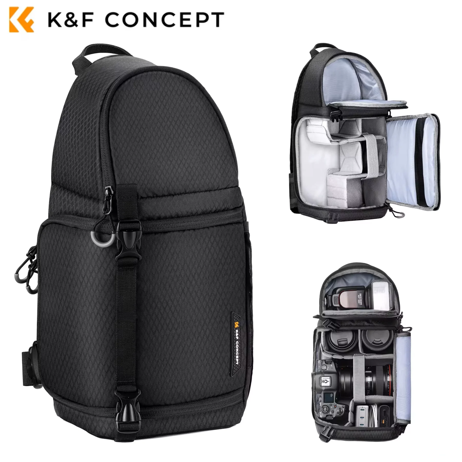 K-F-Concept-10L-Camera-Sling-Bag-Outdoor-Waterproof-Crossbody-Bag-DSLR ...