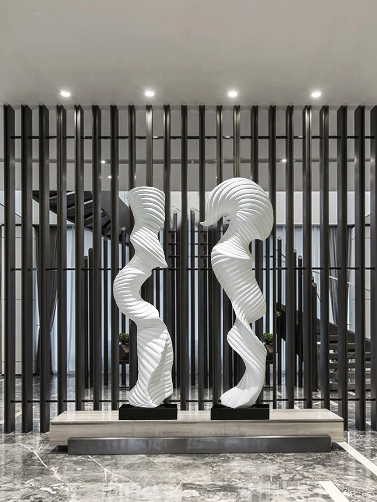 Modern White Hotel Lobby