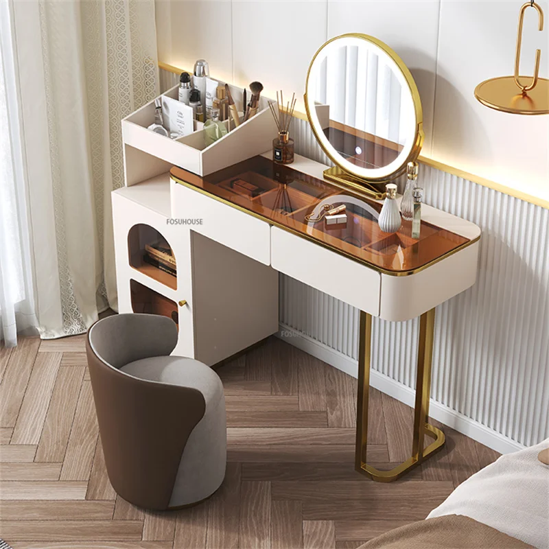 Glass Makeup Vanity