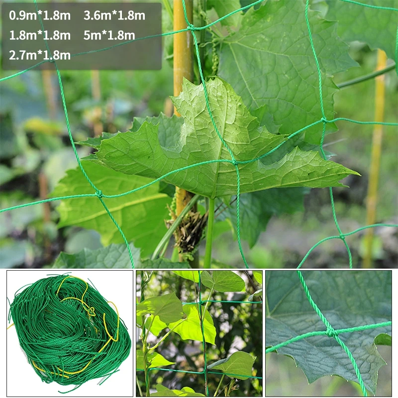 Garden Climbing Net Vegetables Cucumber Net Plant Trellis Support ...