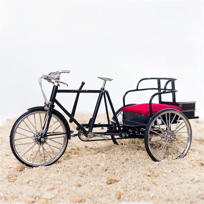 1/10 Scale Alloy Bicycle Model Diecast Metal Finger Three-wheeled ...