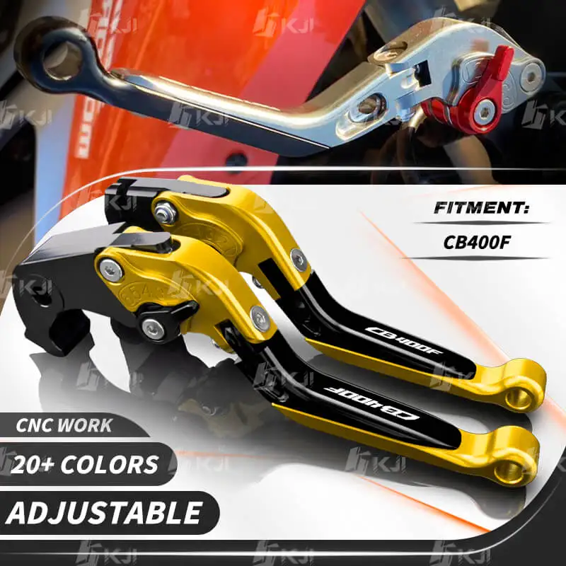 For-Honda-CB400F-CB-400F-Clutch-Lever-Brake-Lever-Set-Adjustable ...