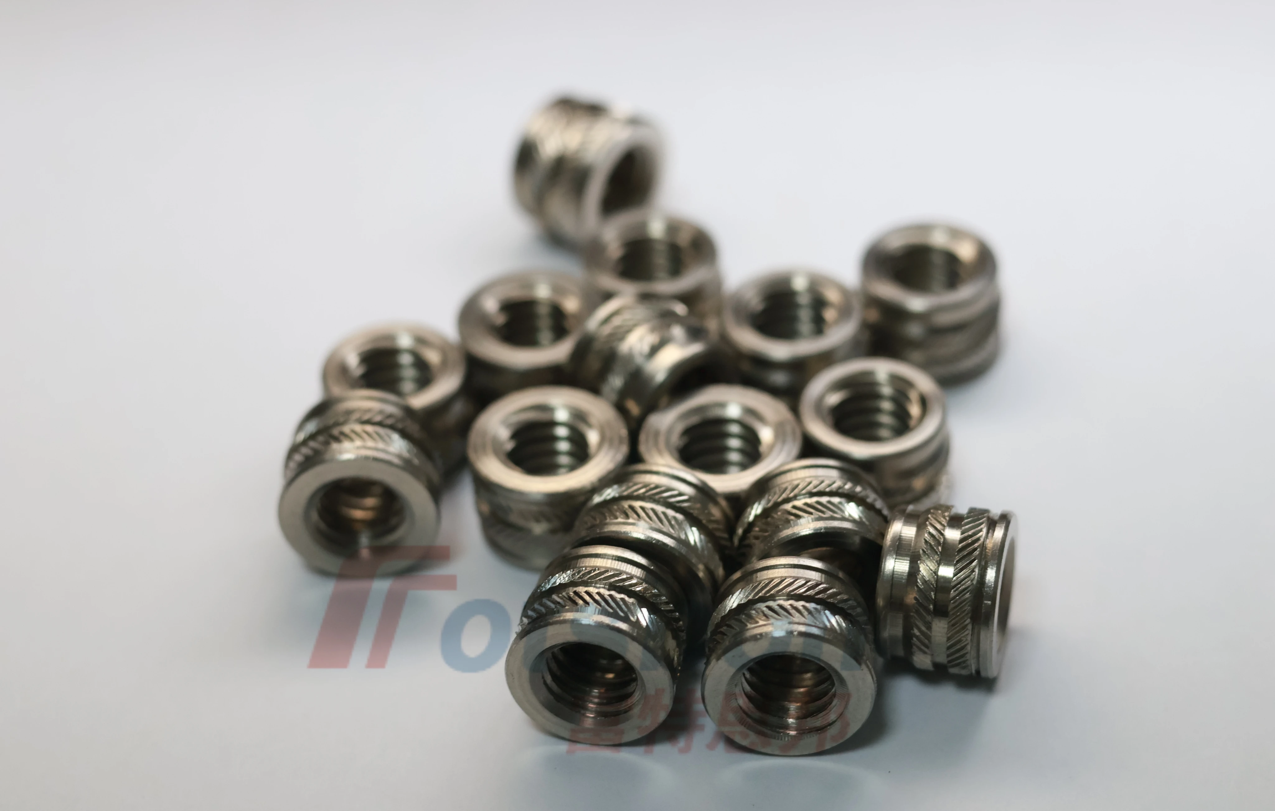 Stainless-Steel-Inserts-Nuts-IUC-IUA-M6-1-2-Ultrasonic-Heat-Staking ...