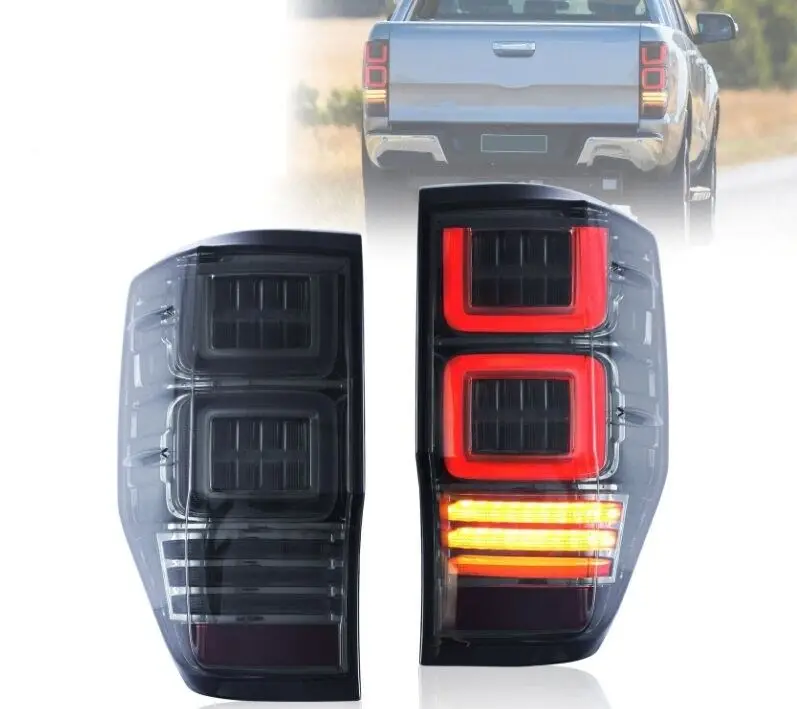 LED-Tail-Lights-For-Ford-Ranger-Raptor-2012-2021-PX-Wildtrak-T6-T7-T8 ...