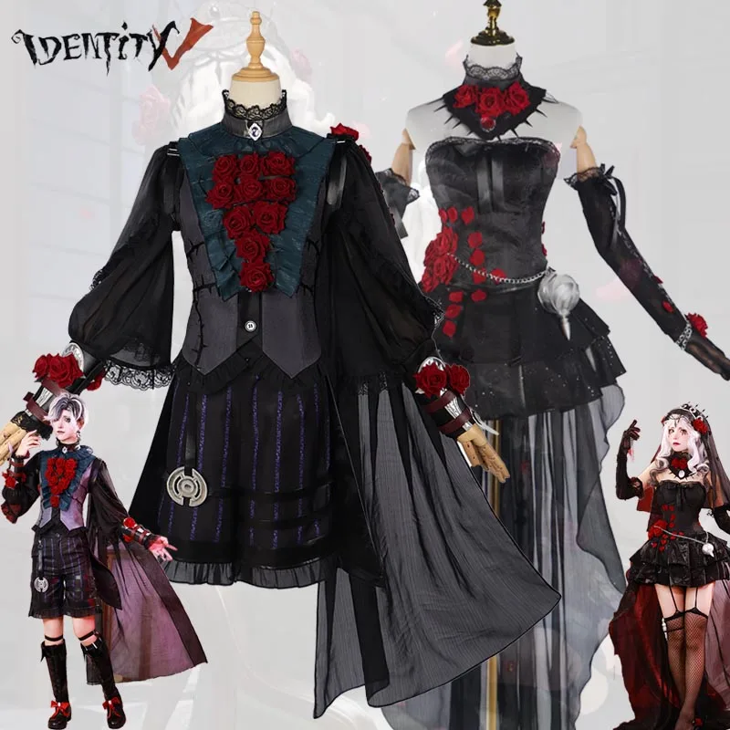 Game-Identity-V-Ada-Messmer-Luminary-Emile-Cosplay-Costume-Black-Gothic ...