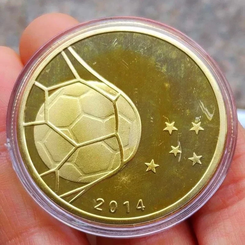 Brazil-Silver-Glating-Souvenir-Famous-Football-Cup-Commemorative-Coin ...