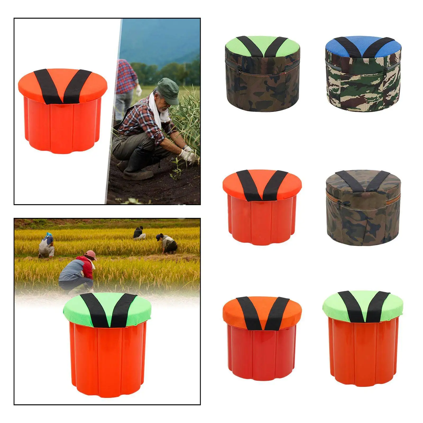 Garden-Wearable-Stool-Farmers-Chair-Lightweight-Portable-with-Strap ...