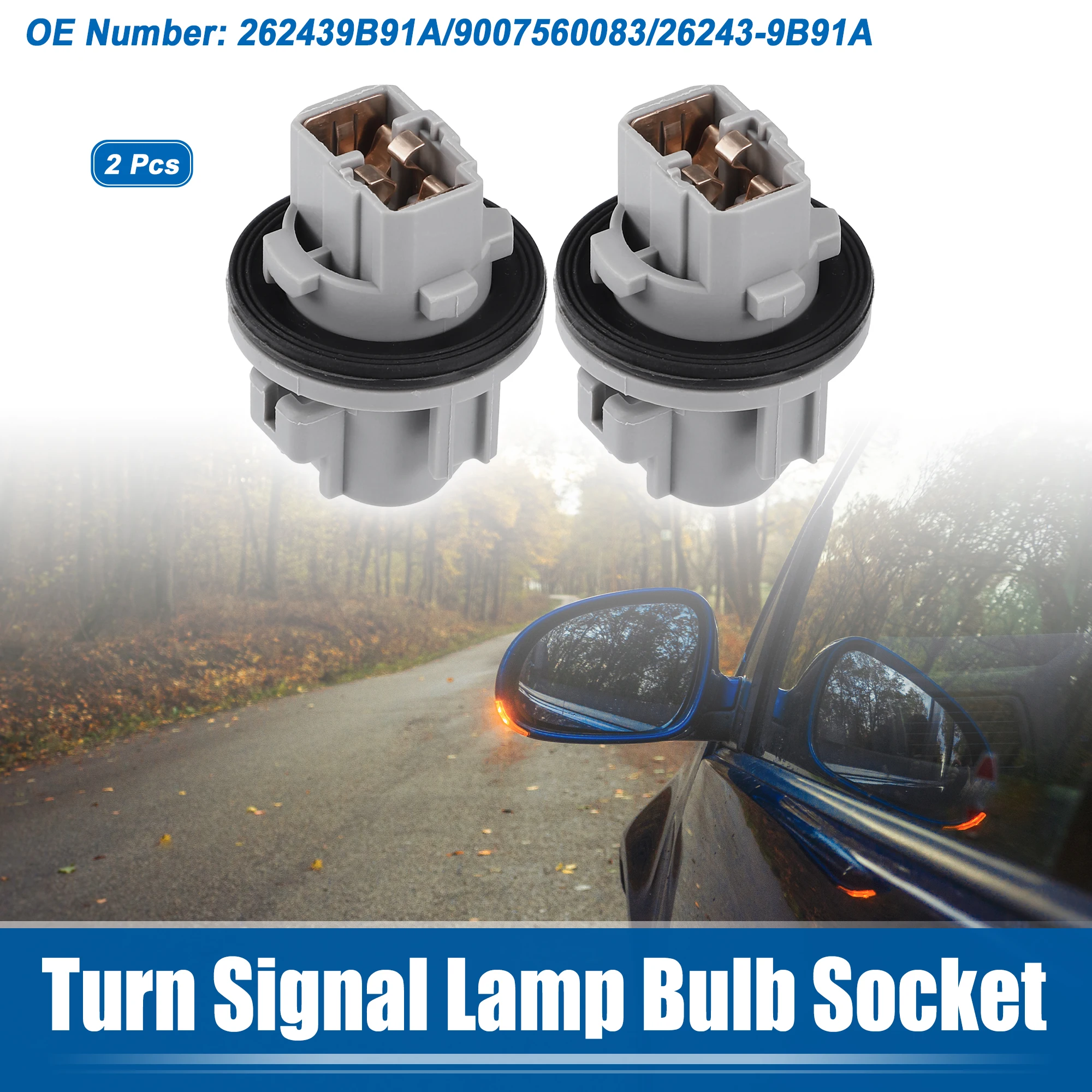 UXCELL-2pcs-Car-Turn-Signal-Lamp-Bulb-Socket-for-Nissan-Altima-2012 ...