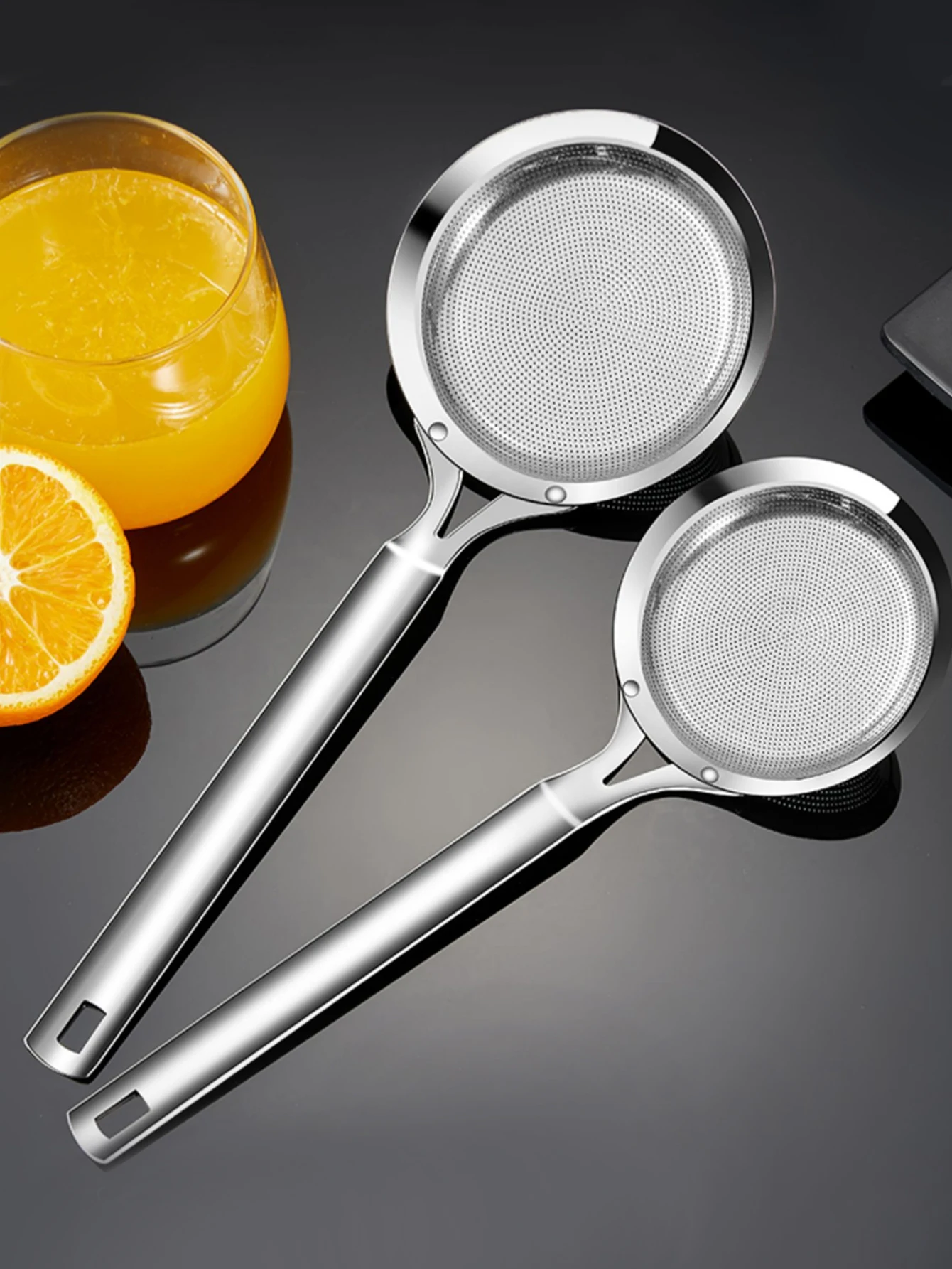 WORTHBUY-18-8-Stainless-Steel-Oil-Filter-Spoon-Grease-Foam-Soy-Milk ...