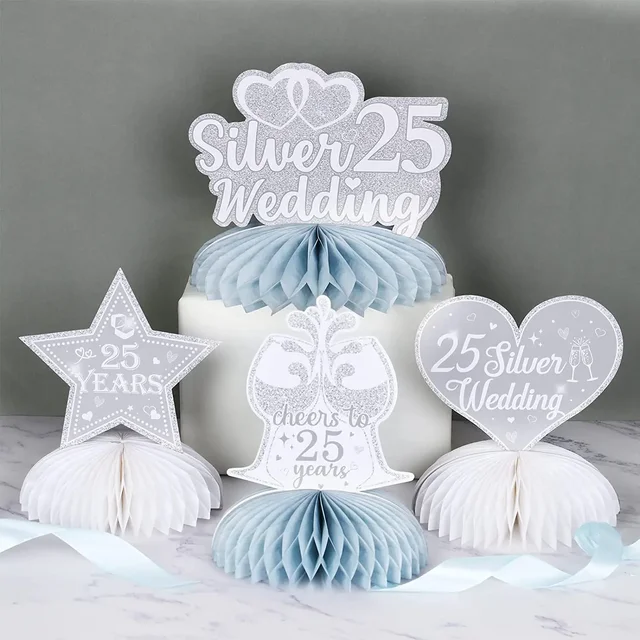 Silver Wedding Centerpieces Tables