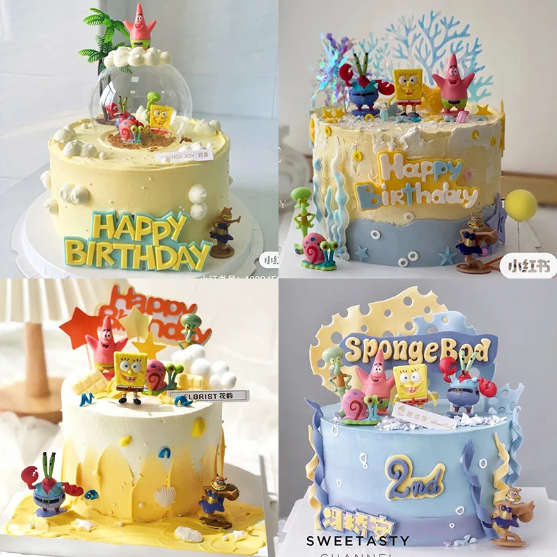 Spongebob 2nd Birthday Cakes