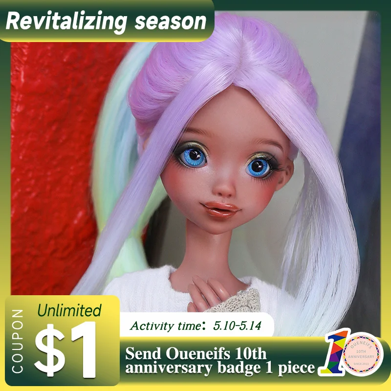 Novo design shuga fada 1/4 boneca bjd bezy momoni magro menino resina ...